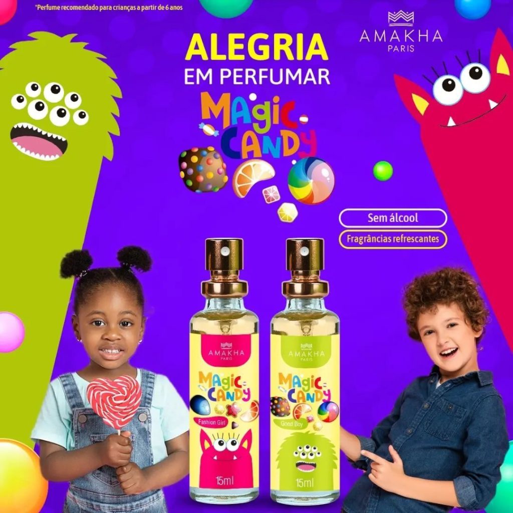 Novidade Amakha Paris Perfumes Infantis Magic Candy